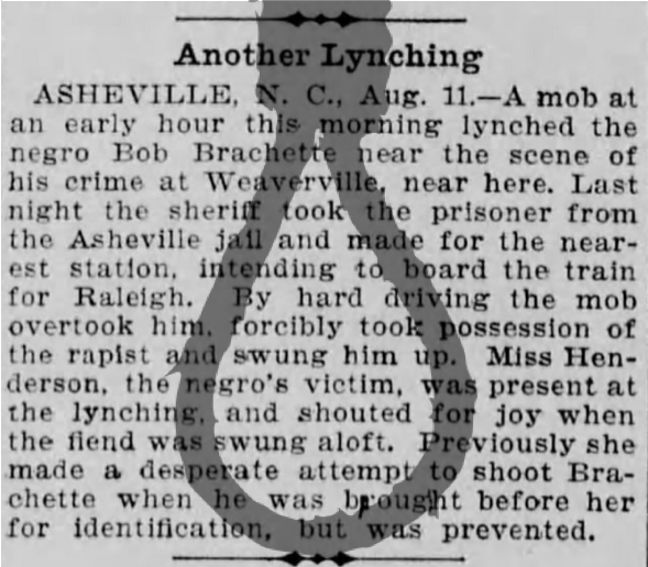 WNC's lynchings: New study sheds light on a once-pervasive Southern ...